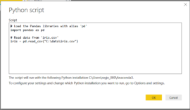Integrating Power BI and Python - SPR