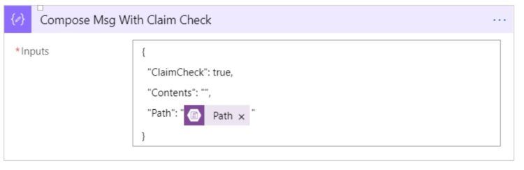 Demo: Logic Apps Using Claim Check Pattern - SPR