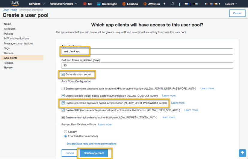 Securing Aws Api Gateway With Cognito User Pools Spr