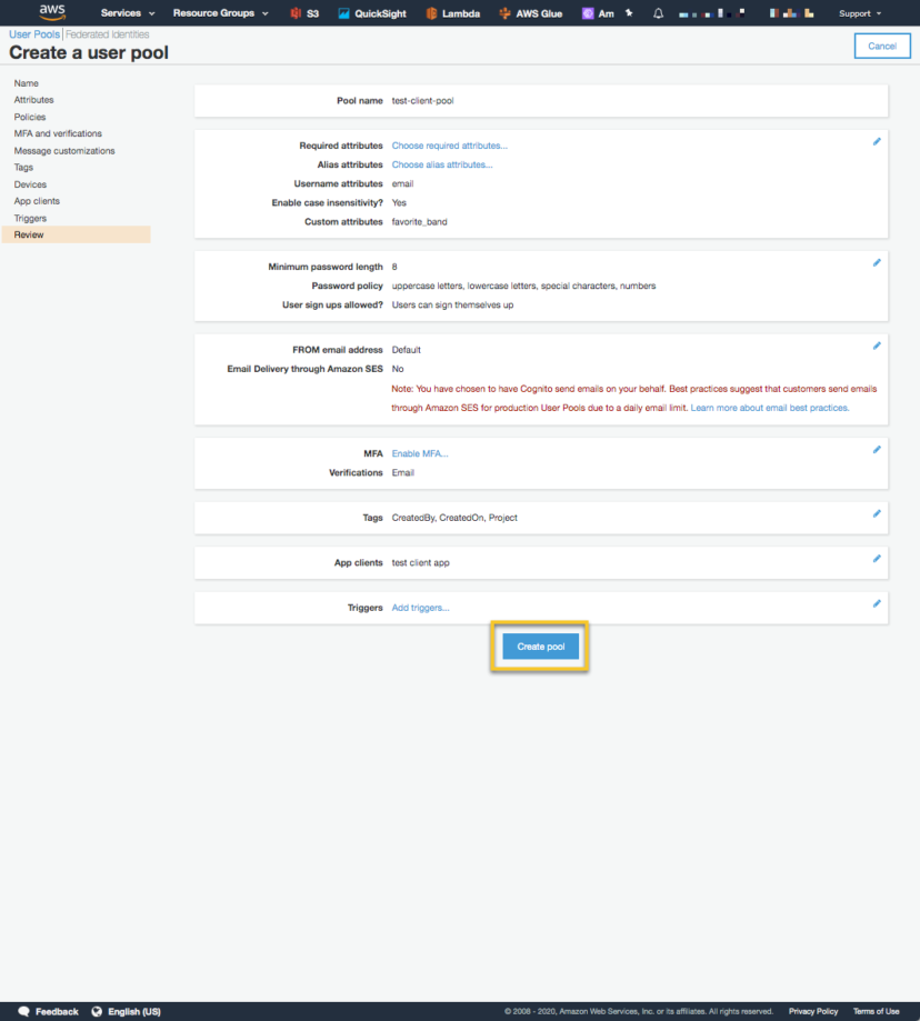 Securing Aws Api Gateway With Cognito User Pools Spr