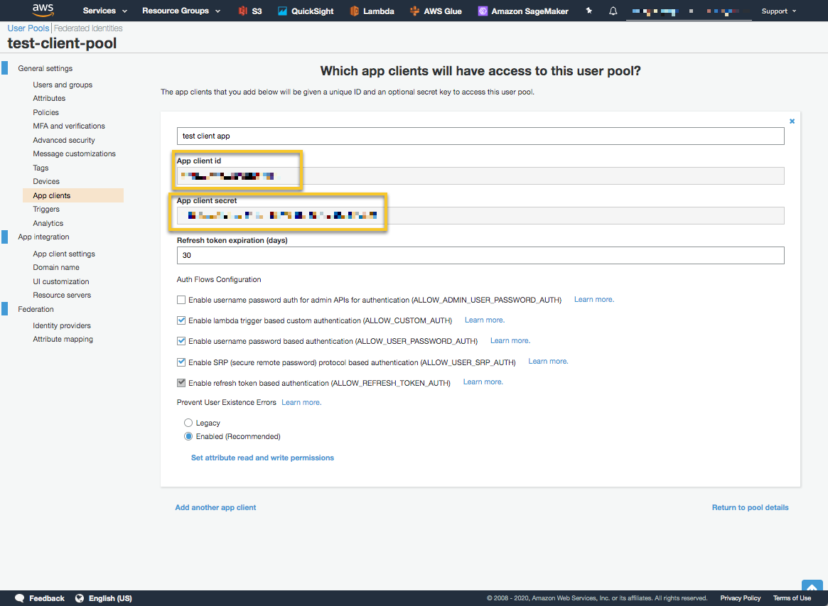 Securing AWS API Gateway with Cognito User Pools - SPR