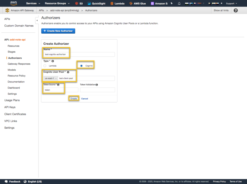Securing Aws Api Gateway With Cognito User Pools Spr