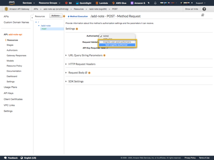 Securing AWS API Gateway with Cognito User Pools - SPR Securing AWS API Gateway with Cognito User Pools - SPR